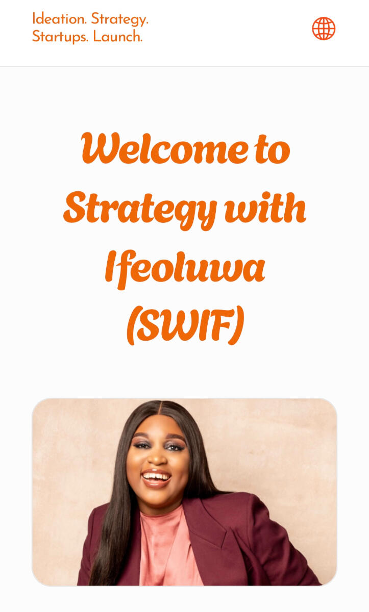 Strategy with Ifeoluwa (SWIF)